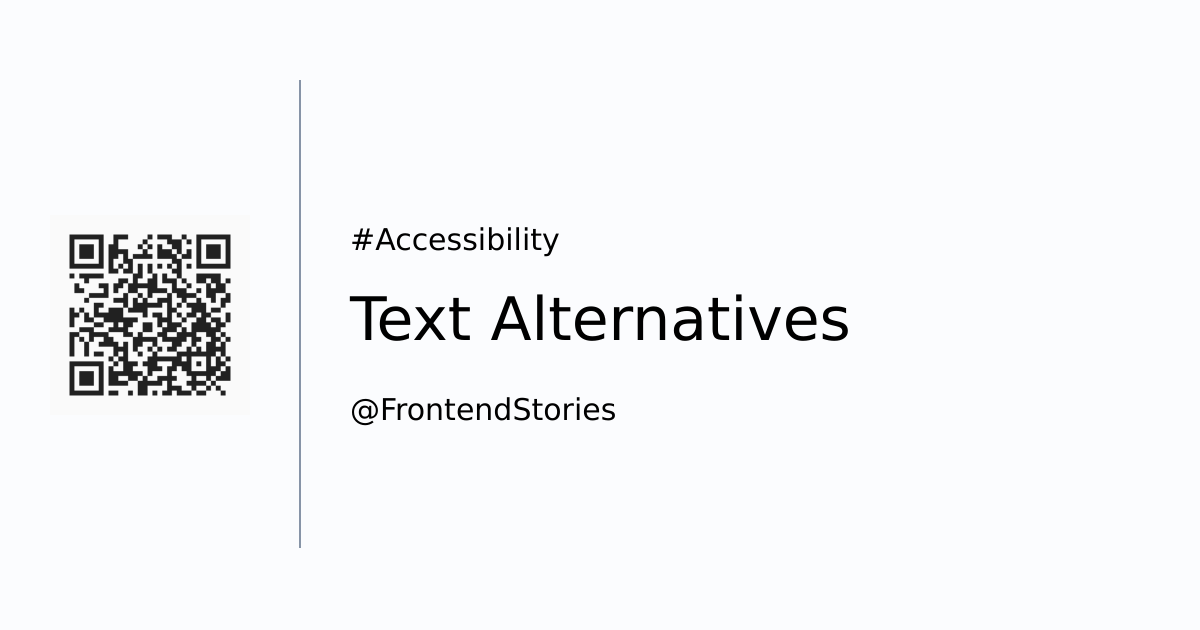 Text Alternatives